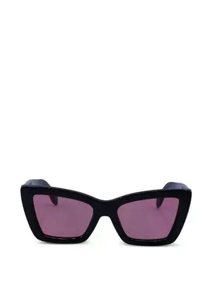 Palm Angels Silver Tone Eyewear For Women
