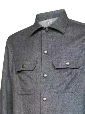 Brunello Cucinelli Virgin Wool Shirt