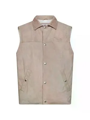 Brunello Cucinelli Collared Vests For Men