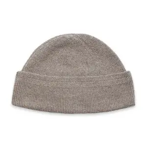 PAUL JAMES KNITWEAR Fisherman Beanie - Brown