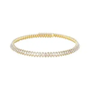 TALITA LONDON Marquise Choker In Polished 18k Plated Stainless Steel - Gold