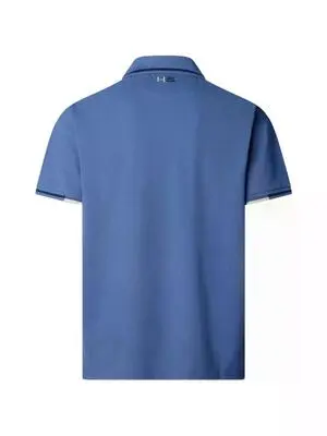 HACKETT LONDON Tipped-detail Polo Shirt - Blue