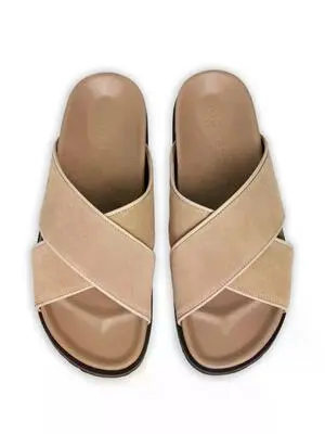 HACKETT LONDON Mikonos Highcross Crossover-strap Sandals