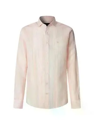 HACKETT LONDON Bengal-stripe Tailored-fit Shirt - Pink