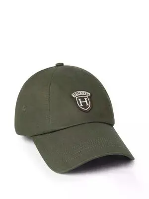 HACKETT LONDON Peaks Badge Baseball Cap - Green