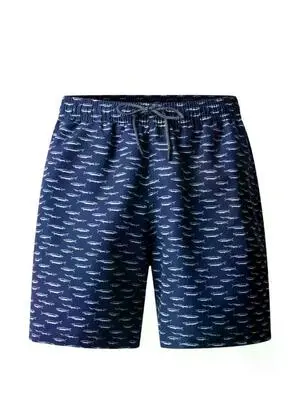 HACKETT LONDON Sardines-print Swim Trunks - Blue