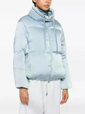 Herno Quilted High-neck Zip-up Jacket