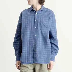 FORET Scout Loose Weave Check Shirt