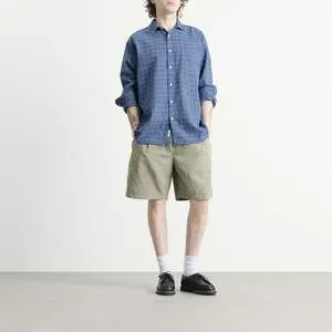 FORET Scout Loose Weave Check Shirt