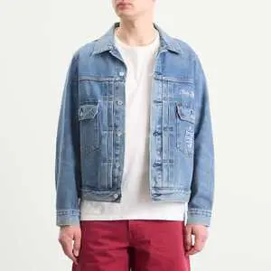 LEVI'S Type Ii Denim Jacket With England Embroidery