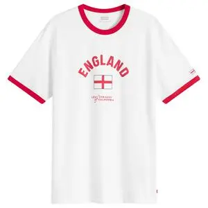LEVI'S England Retro Ringer T-shirt - White