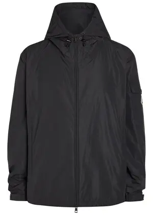 Moncler Sassiere Hooded Shell Jacket - Black