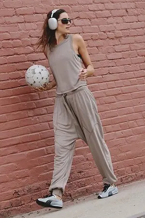 Free People One Ten Cupro Harem Set - Fzil