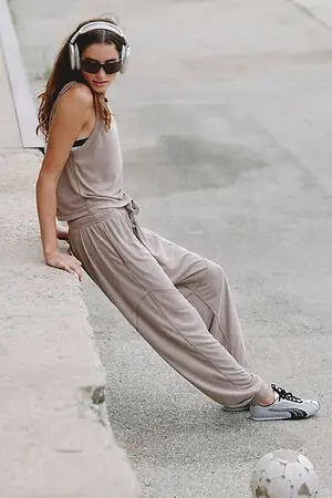 Free People One Ten Cupro Harem Set - Fzil