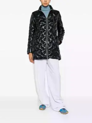 Herno Quilted High-neck Zip-up Coat
