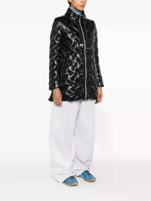 Herno Quilted High-neck Zip-up Coat