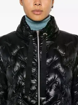 Herno Quilted High-neck Zip-up Coat