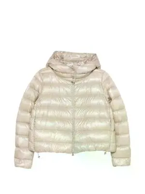 Herno Hooded Quilted Jacket - Neutrals