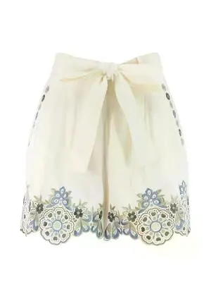 CHRISTY LYNN Charlize Embroidered Shorts