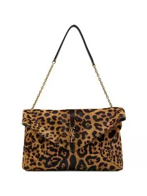 Saint Laurent Cassandre Shoulder Bag - Brown