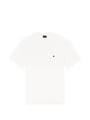 Emporio Armani Logo-patch T-shirt - White