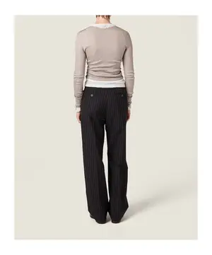 Miu Miu Pinstriped Trousers