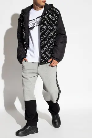 Versace Two-tone Drawstring Track Pants