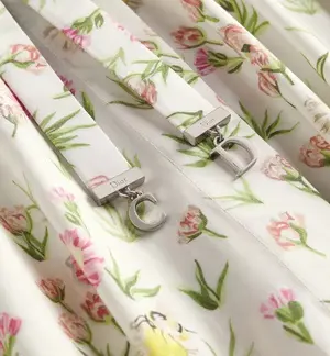 Dior Mid-length Belted Shirtdress With Hallmark Bee And Signature Print
