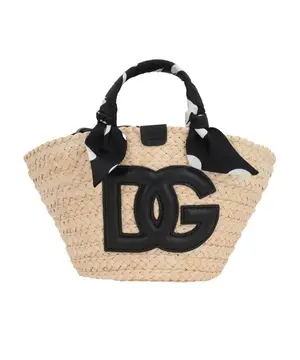 Dolce & Gabbana Dolce Gabbana Logo Patch Handbag