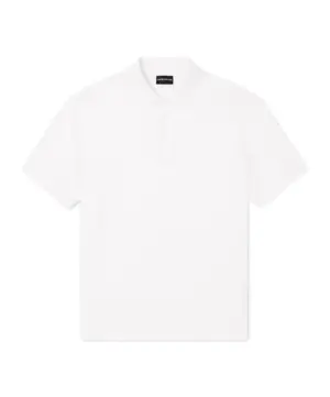 Emporio Armani Short-sleeve Polo Shirt - White