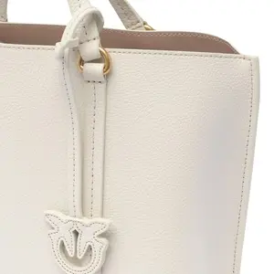Pinko Carrie Logo Charm Tote Bag
