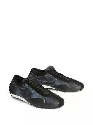 Balmain Racing Low Trainers In Nylon And Leather