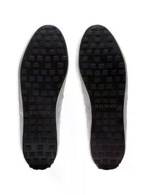 Balmain Racing Low Trainers In Nylon And Leather