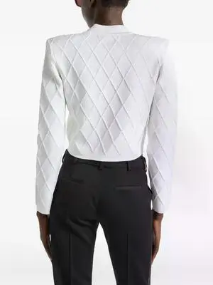 Balmain Cropped Knit Cardigan