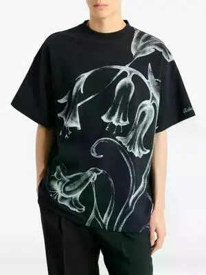 Balmain Printed Flower T-shirt