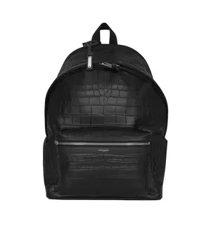 Saint Laurent Zippered Backpack - Black