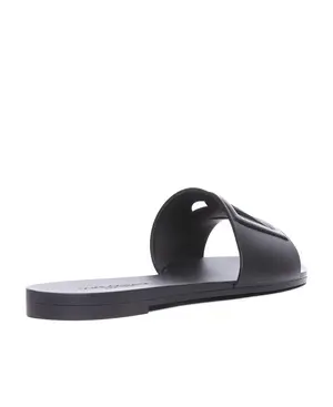 Dolce & Gabbana Logo Cut-out Open-toe Slides