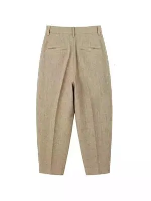 UMA WANG Herringbone Pleated Trousers