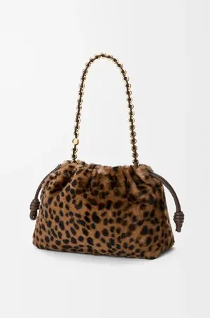 Loewe Leopard Chain Clutch Bag