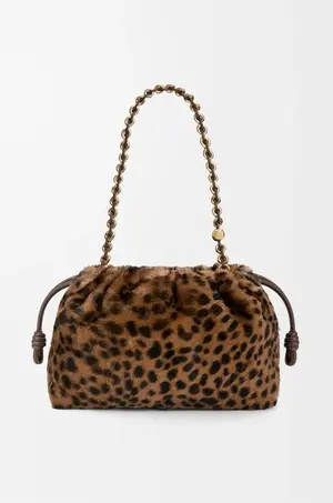 Loewe Leopard Chain Clutch Bag