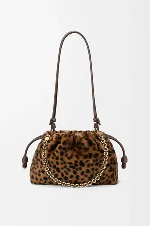 Loewe Leopard Chain Clutch Bag