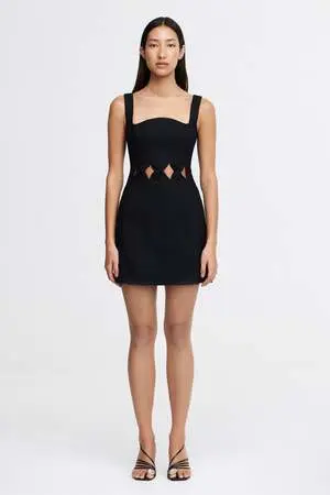 Acler Newbewick Mini Dress - Black