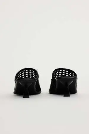 Acler Basketown Mule With Hand-woven Upper