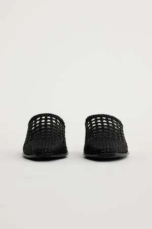 Acler Basketown Mule With Hand-woven Upper