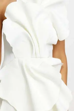 Acler Oake Mini Dress - Ivory