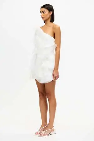 Acler Cotwall Mini Dress - Ivory