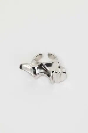 Acler Elford Double Ring - Silver