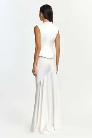 Acler Sculptural Satin Gown
