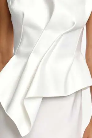 Acler Sculptural Satin Gown