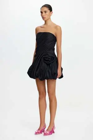 Acler Hawford Mini Dress - Black